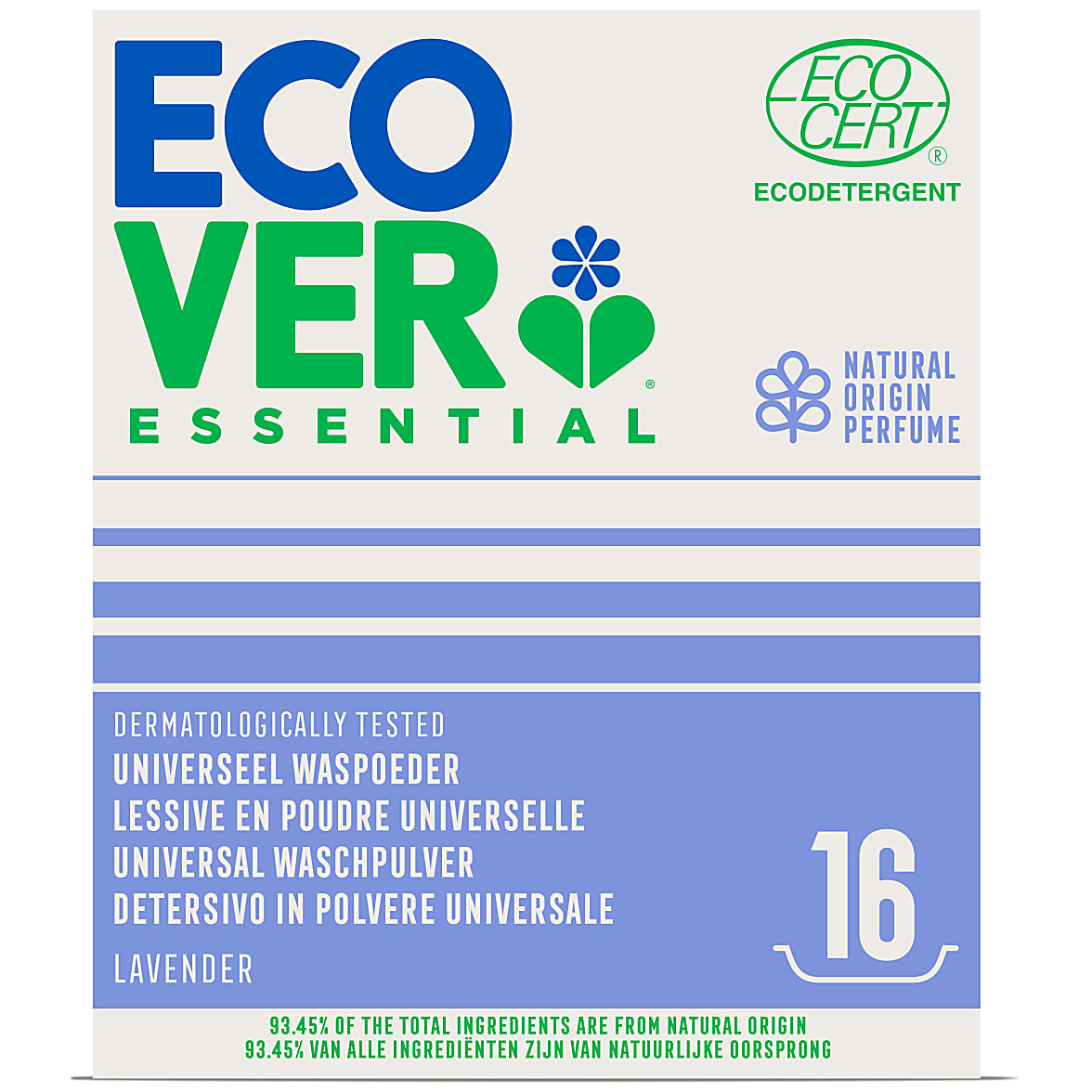 Ecover Essential Universal Waschpulver 1 2 Kg